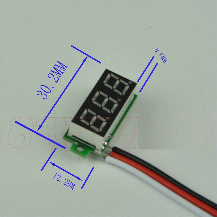 0.28" Digital LED Voltmeter DC 0-500V 0-300V ... – Grandado