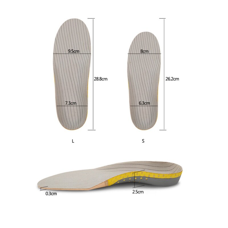 Pvc Orthopedische Inlegzolen Orthotics Platte Voet... – Grandado