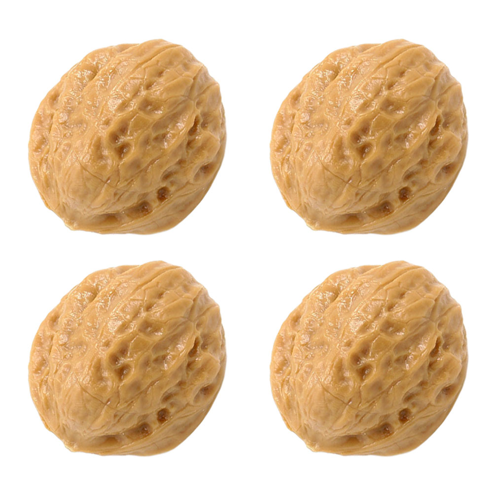 4Pcs Simulation Walnut Decorations Vivid Artificia... – Grandado