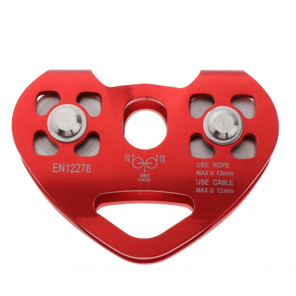 30KN Zip Line Climbing Dual Pulley Roller for Outd... – Grandado
