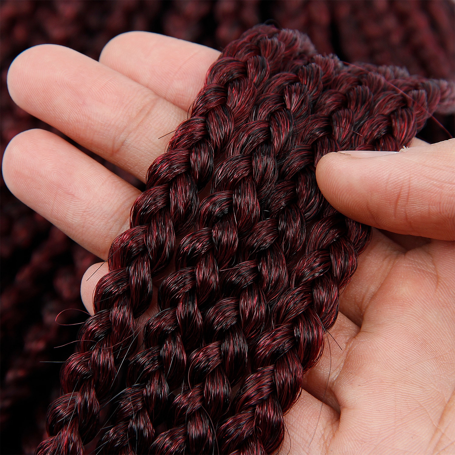 Box Braids Ombre Hair Extension Synthetic 22 Inch ... – Grandado