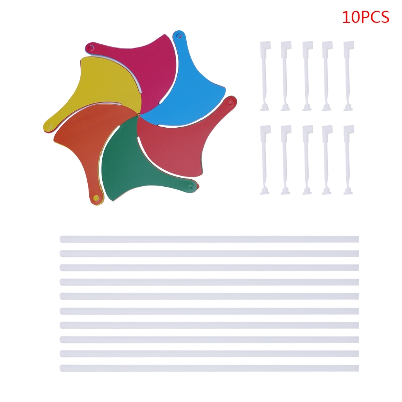 10 Sets Windmolen Pinwheel Wind Spinner Tuin Yard ... – Vicedeal