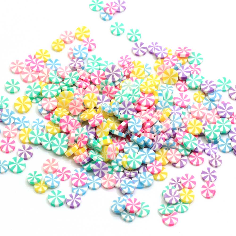 Bulk 5MM Colorful Peppermint Christmas Candy Polym... – Grandado