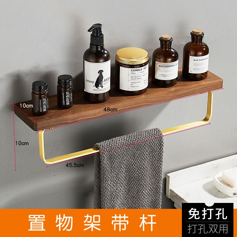 Massief Houten Kleerhanger Opbergrek Muur Opknopin... – Grandado