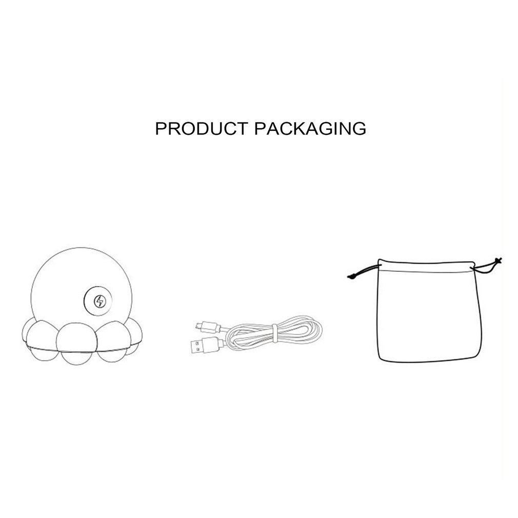 USB Charging Electric Octopus Massager Wireless Sc... – Grandado