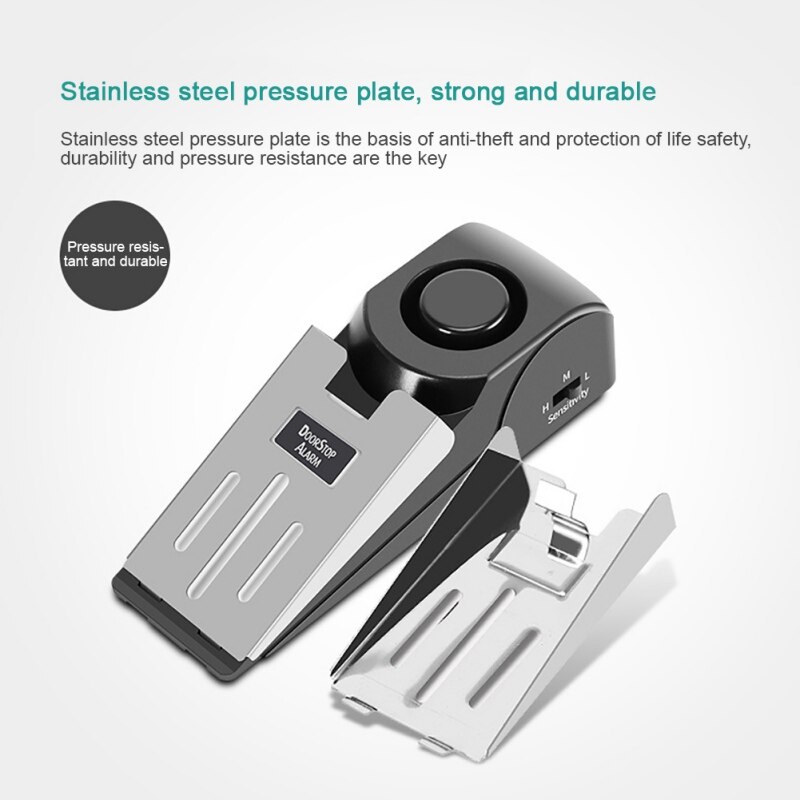 Mini Wireless Vibration Triggers Wedge-shaped Door... – Vicedeal