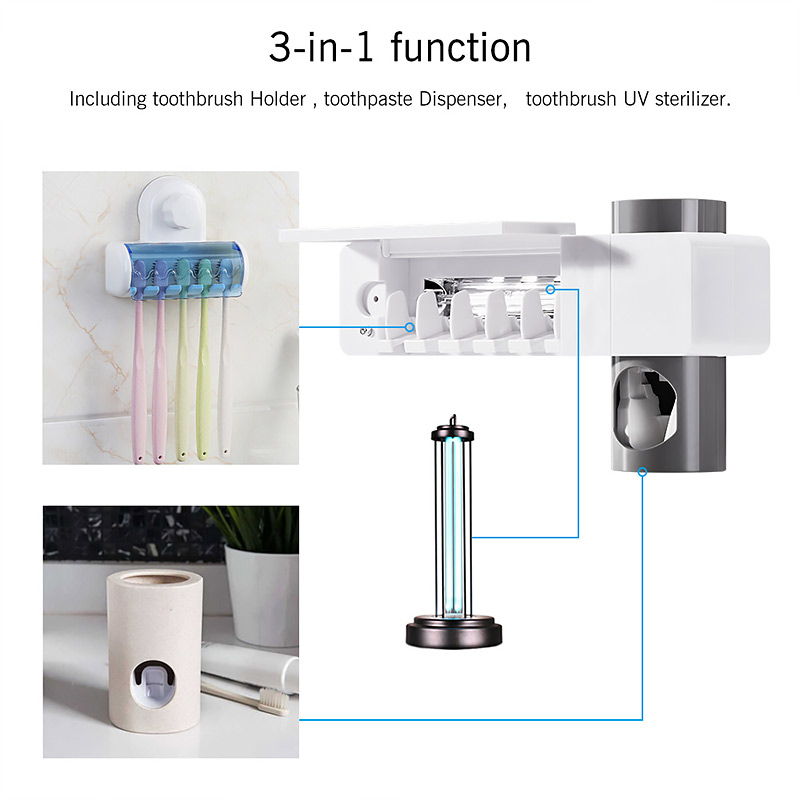 2 in 1 UV Light Ultraviolet Toothbrush Sterilizer ... – Grandado