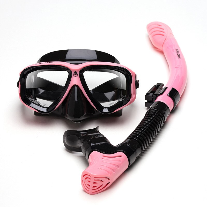 Scuba Diving Mask Snorkel Tube Set Anti-Fog Goggle... – Grandado