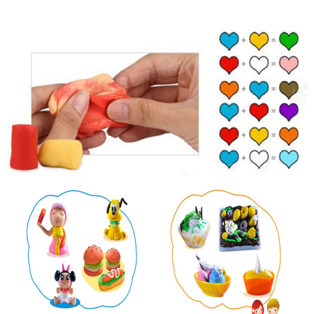 32 Color Light Soft Clay DIY Toys Children Educati... – Grandado