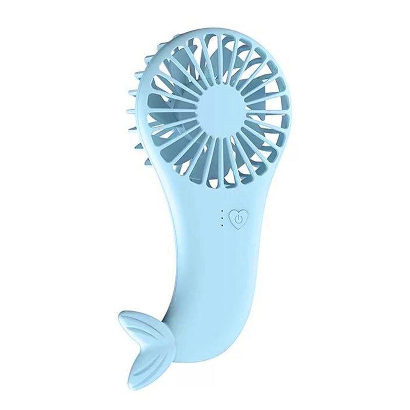 Cute Cartoon Fish Pattern Mini Handheld Fan Silent... – Grandado