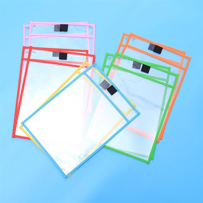 12pcs Resuable Pockets Dry Erase Pockets Assorted ... – Grandado