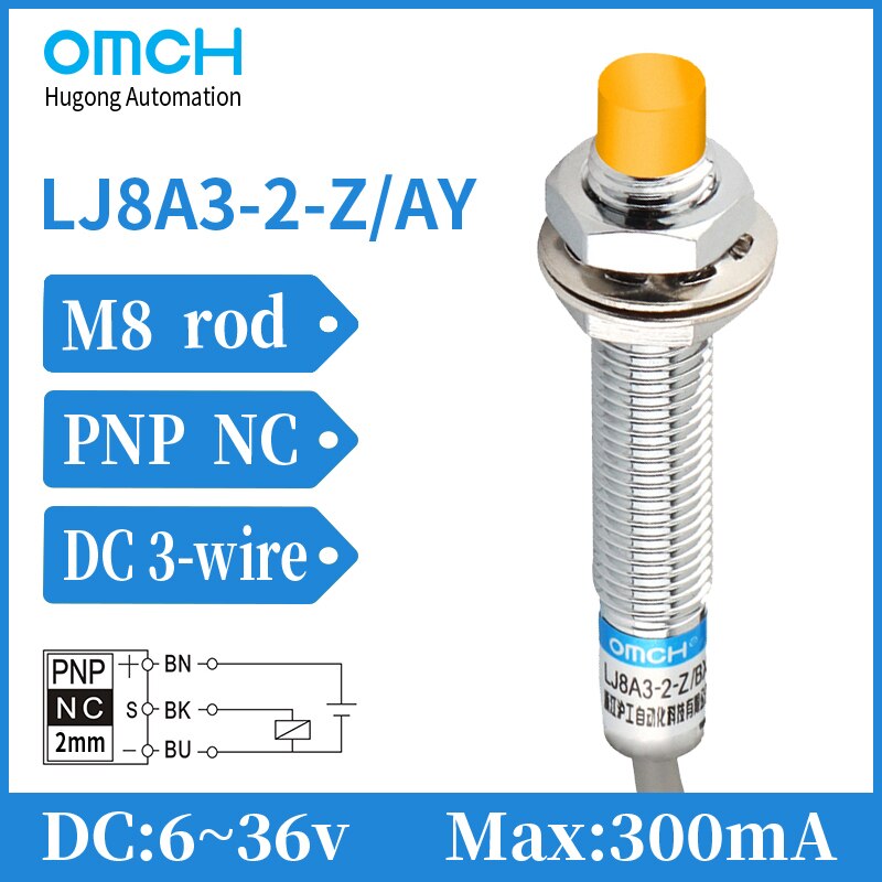 OMCH LJ8A3-2-Z/AY Inductive Proximity Switch Senso... – Grandado