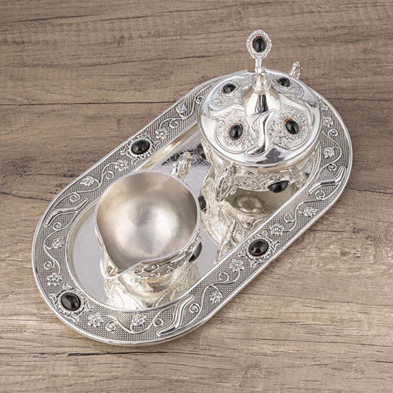 Zinc alloy coffee milk tea cup set European coffee... – Grandado