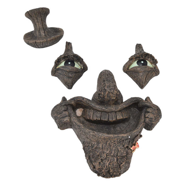 Tree Face Sculpture Resin Face Tree Statue for Out... – Grandado