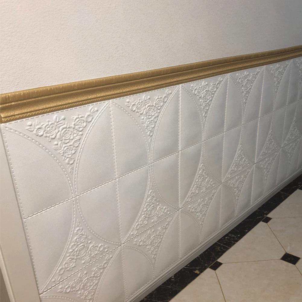 3D Wall Trim Line Skirting Border Self Adhesive Wa... – Vicedeal
