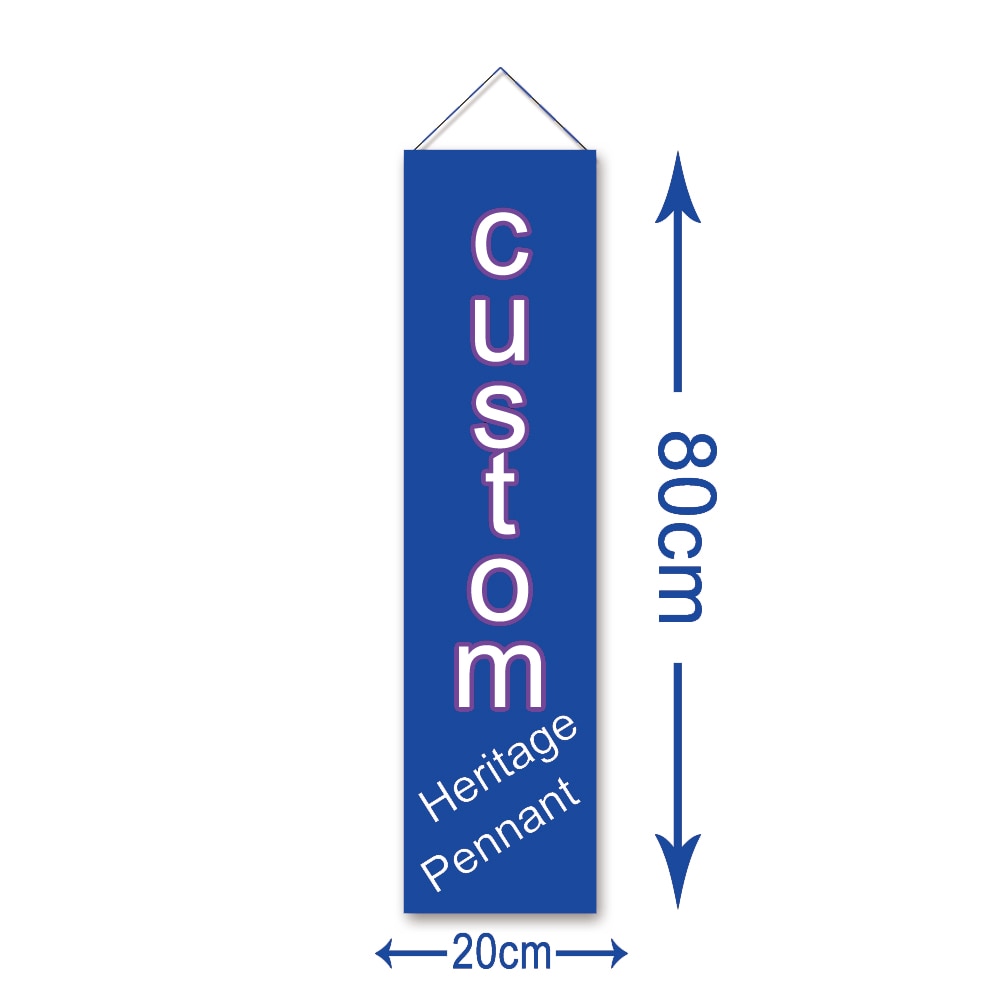 Custom Any Teams Felt Banner 20x80cm Home Decorati... – Grandado