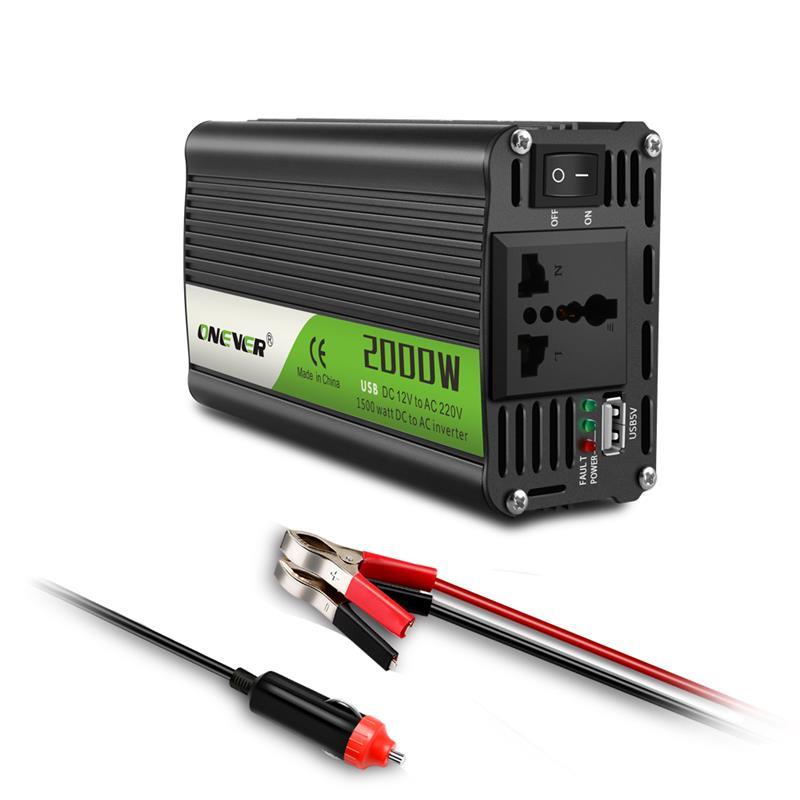 Onever convertidor inversor de coche 2000W potenci... – Grandado