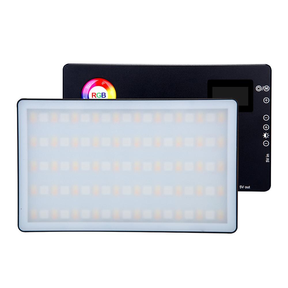 RGB Led Video Light CRI 96+ 360° Full Color 9 Ligh... – Grandado