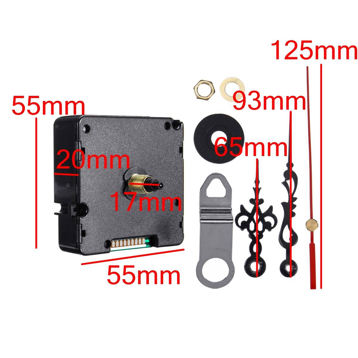 Atomic Radio Controlled Quartz Silent Clock Moveme... – Grandado