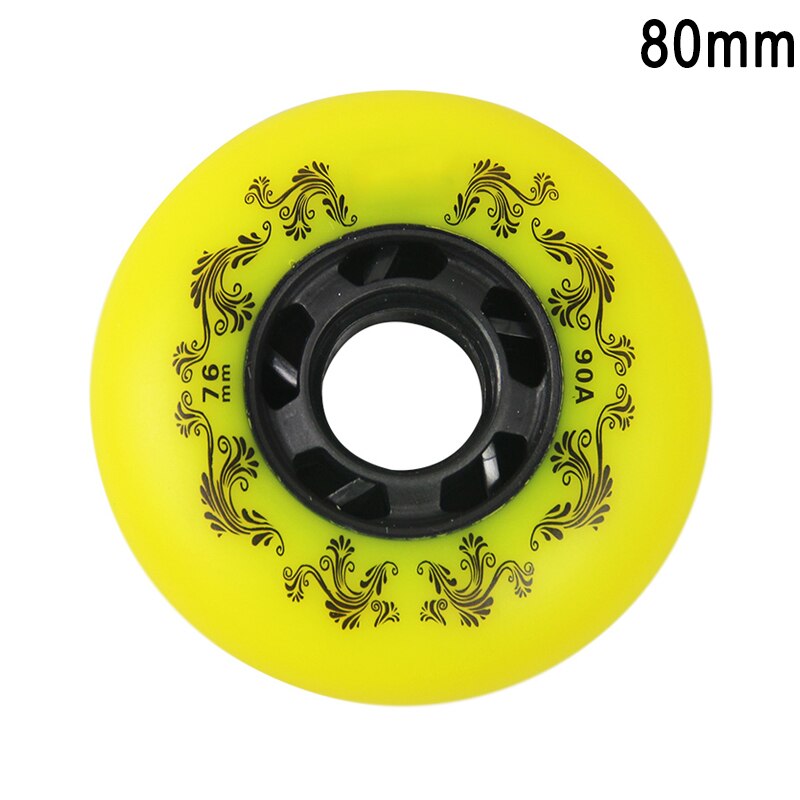 4 Pcs Inline Skates Wheels 90A Hardness Sliding Ro... – Grandado