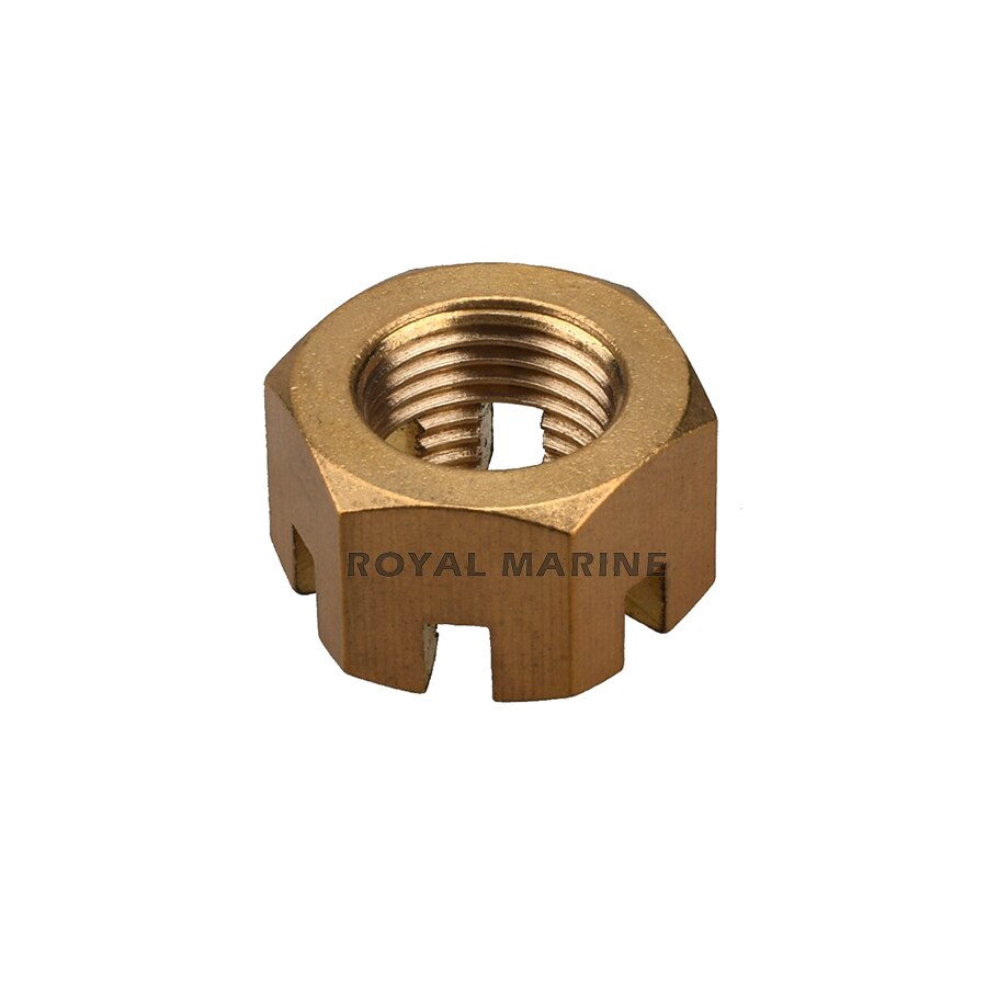 90171-14013 Nut, Propeller Castle for Yamaha 20HP ... – Grandado