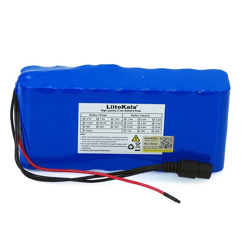 LiitoKala 14.8V 12Ah 4s6p 18650 li-iom battery pac... – Vicedeal
