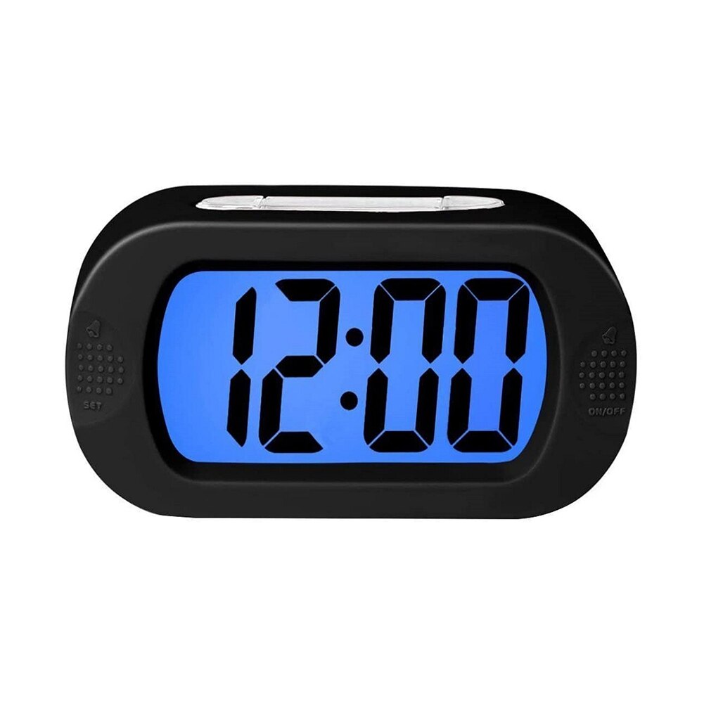 Silicone LCD Digital Alarm Clock Electric Snooze C... – Grandado