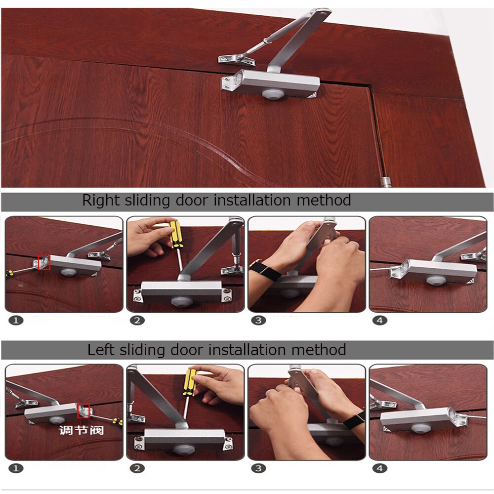 Fire door hydraulic buffer door closer load bearin... – Grandado