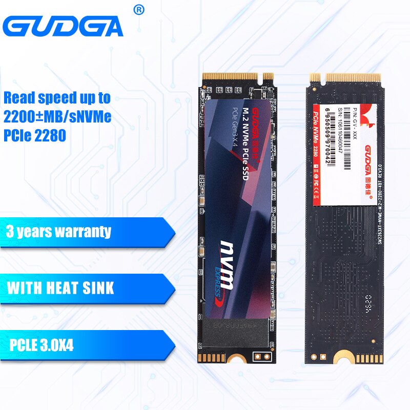 Gudga M2 Ssd Nvme PCIE3 * 4 2280Mm Interne Solid H... – Vicedeal