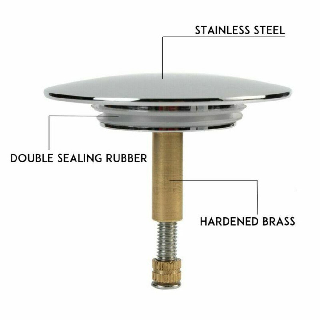 1*Bath Basin Waste Stopper Plug 70mm Bath Basin Ty... – Grandado