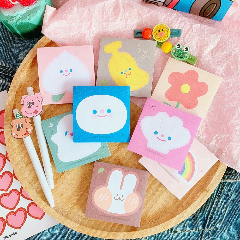 Bentoy Cute Cartoon Flora Cloud Sticky Note Portab... – Grandado