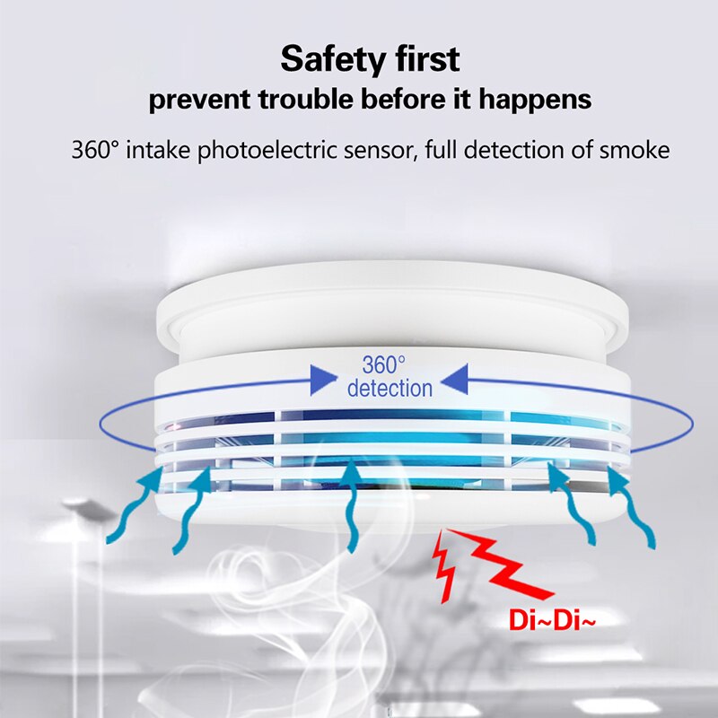 Tuya Smart WIFI Smoke System Fire Alarm Home Secur... – Grandado