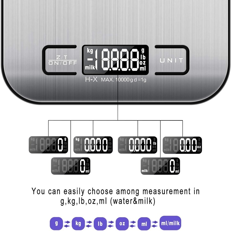 Digital Kitchen Scales 10Kg /1G Food Scales / Weig... – Grandado