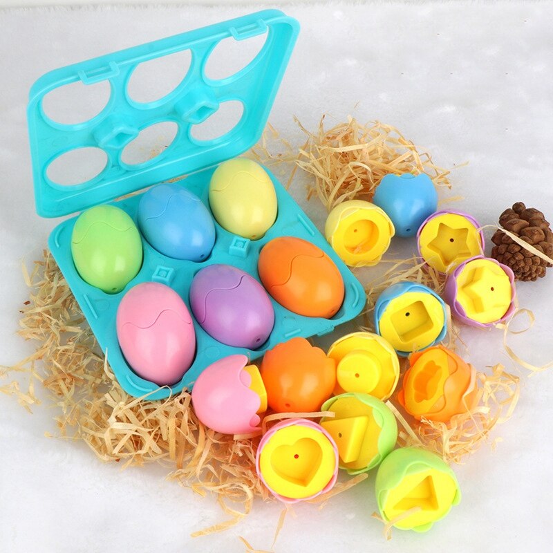 Toddler Egg Set Toys Easter Eggs Smart Capsule Mat... – Grandado