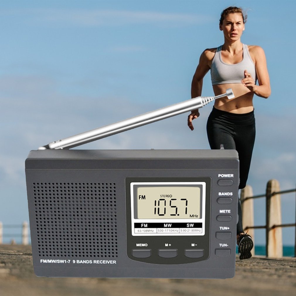 Digital Display Portable FM AM Shortwave Multi-ban... – Grandado