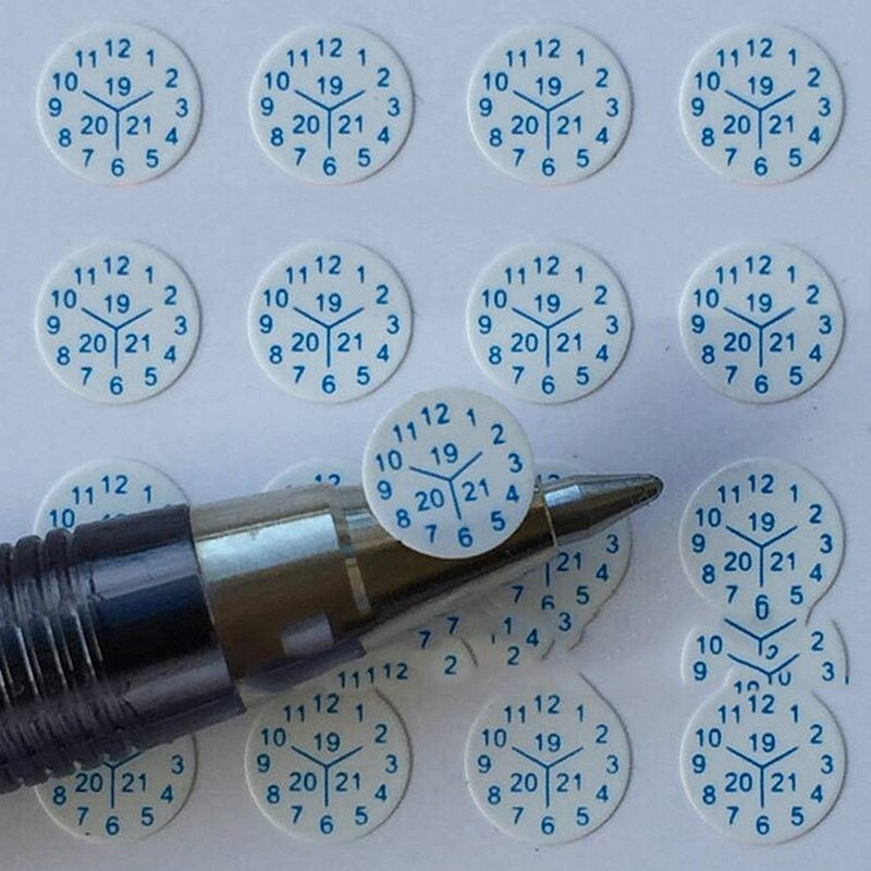 1 Vel/100 Pcs 6Mm Fragiele Datum Label Stickers Vo... – Vicedeal