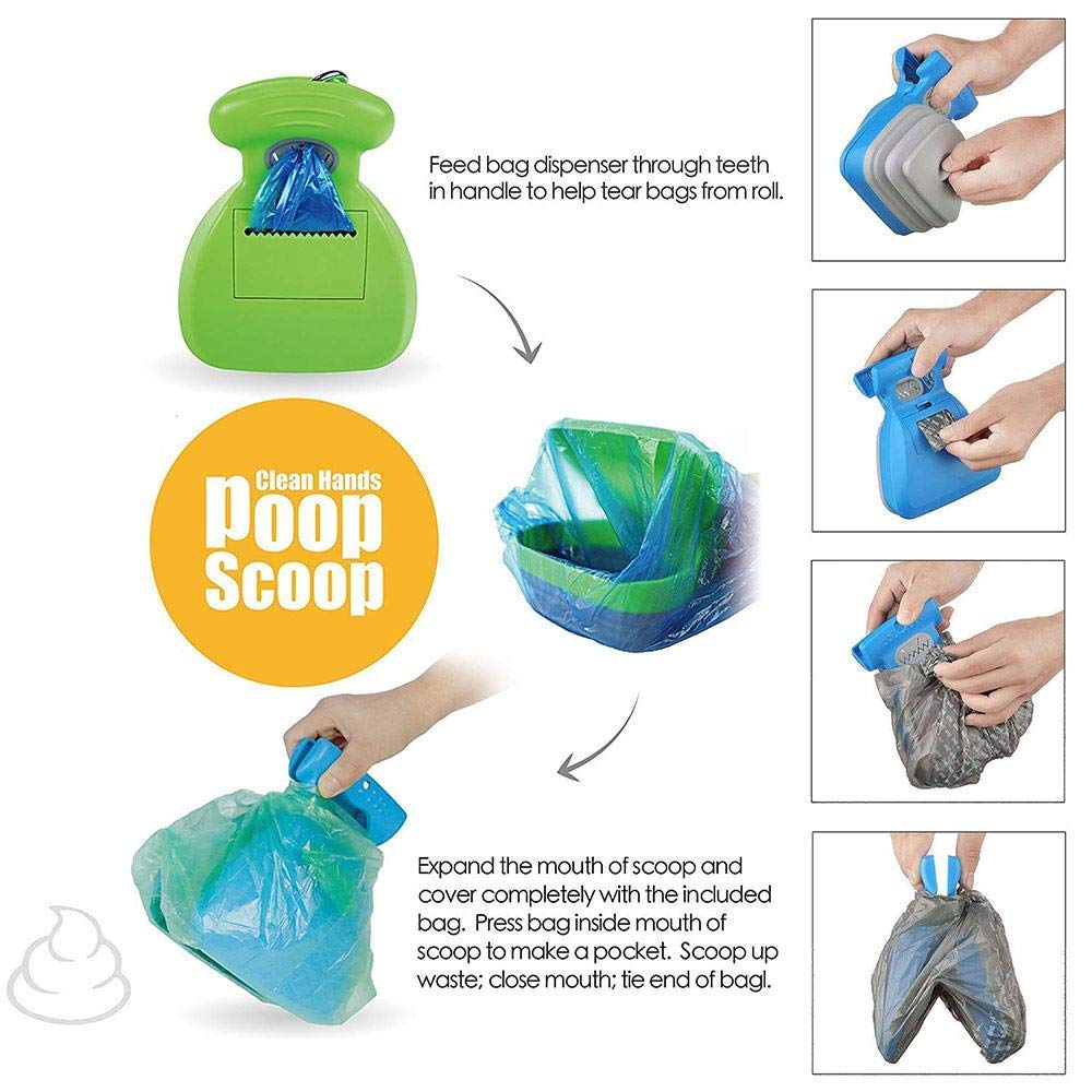 Dog Poop Bag Dispenser Travel Foldable Pooper Scoo... – Grandado
