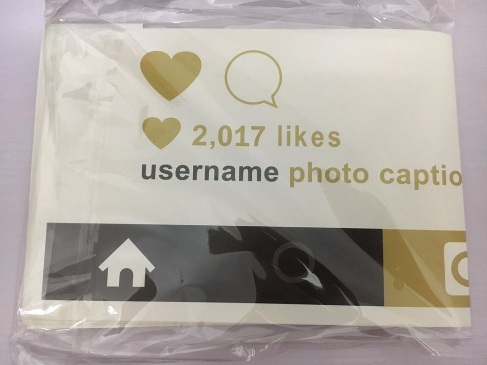 1pcs Insta Social Media Photo Frame Booth Prop Paper Photo Booth Props ...