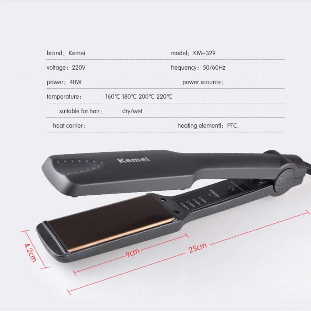 Straightening Irons Heating Plate Hair Straightene... – Grandado