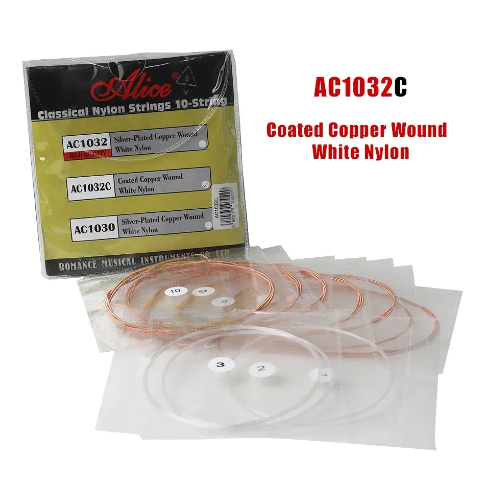 Alice AC1032 AC1032C Juego de cuerdas de guitarra ... – Grandado