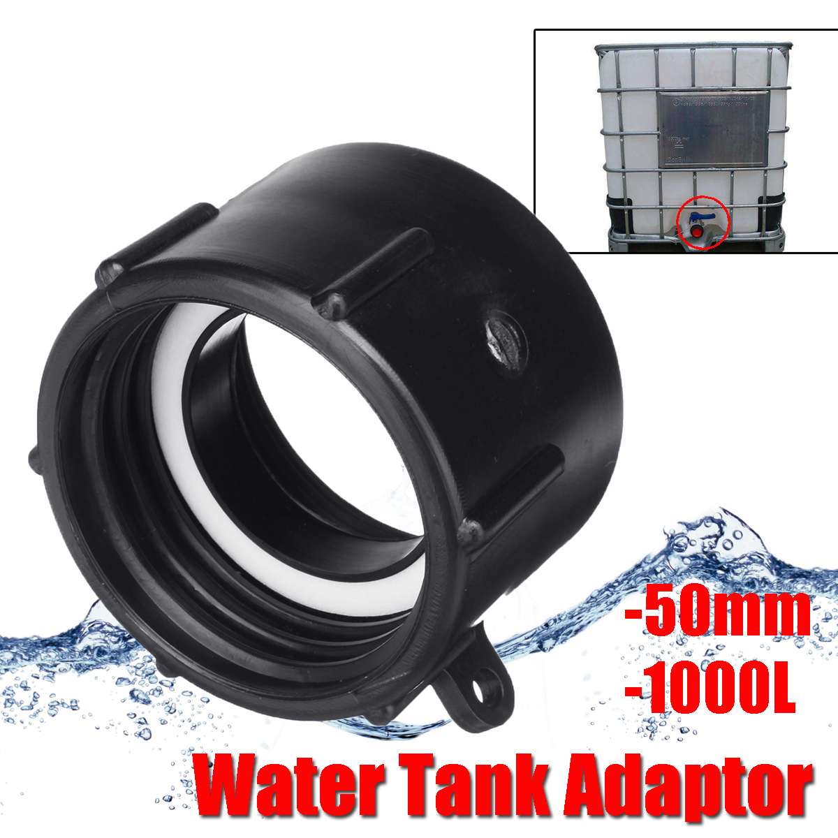 1000L IBC Tank s 50mm 60mm Water Connector Tank Tu... – Vicedeal