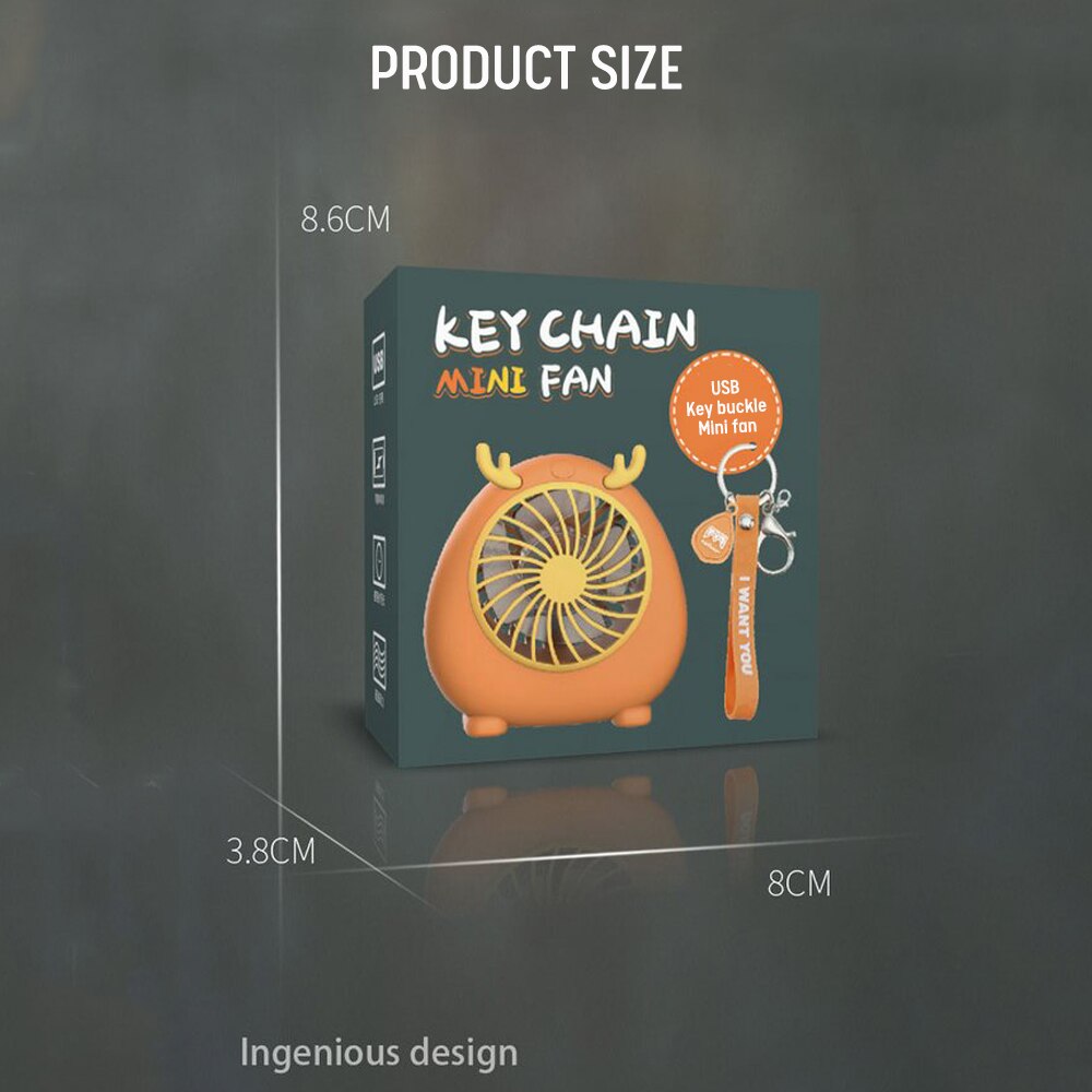 Handheld Student Fan, Stille Bureau, Usb Oplaadbar... – Grandado