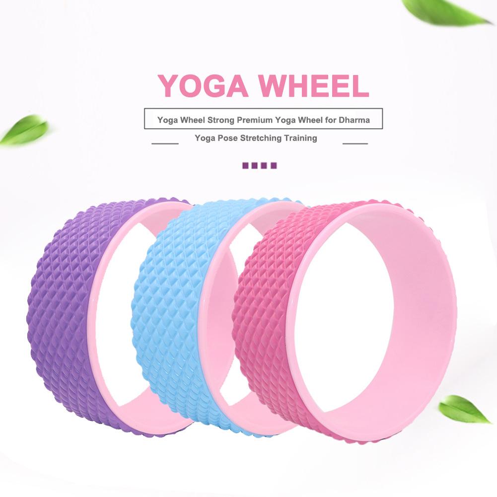 Yoga Wheel 32*13cm Massage Point Yoga Wheel Roller... – Grandado