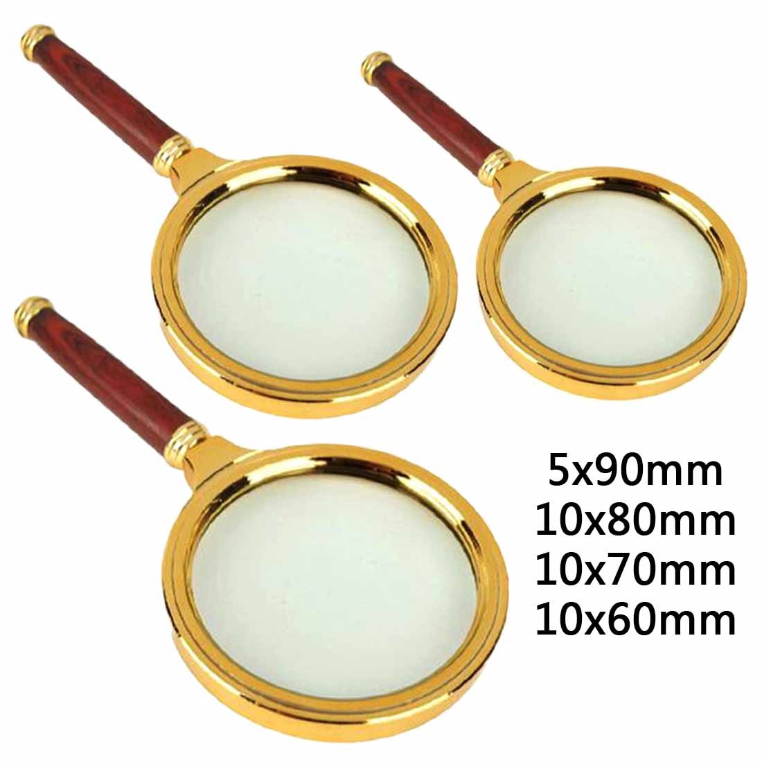 Portable 90mm/80mm/70mm/60mm Handheld 5X/10X Magni... – Grandado