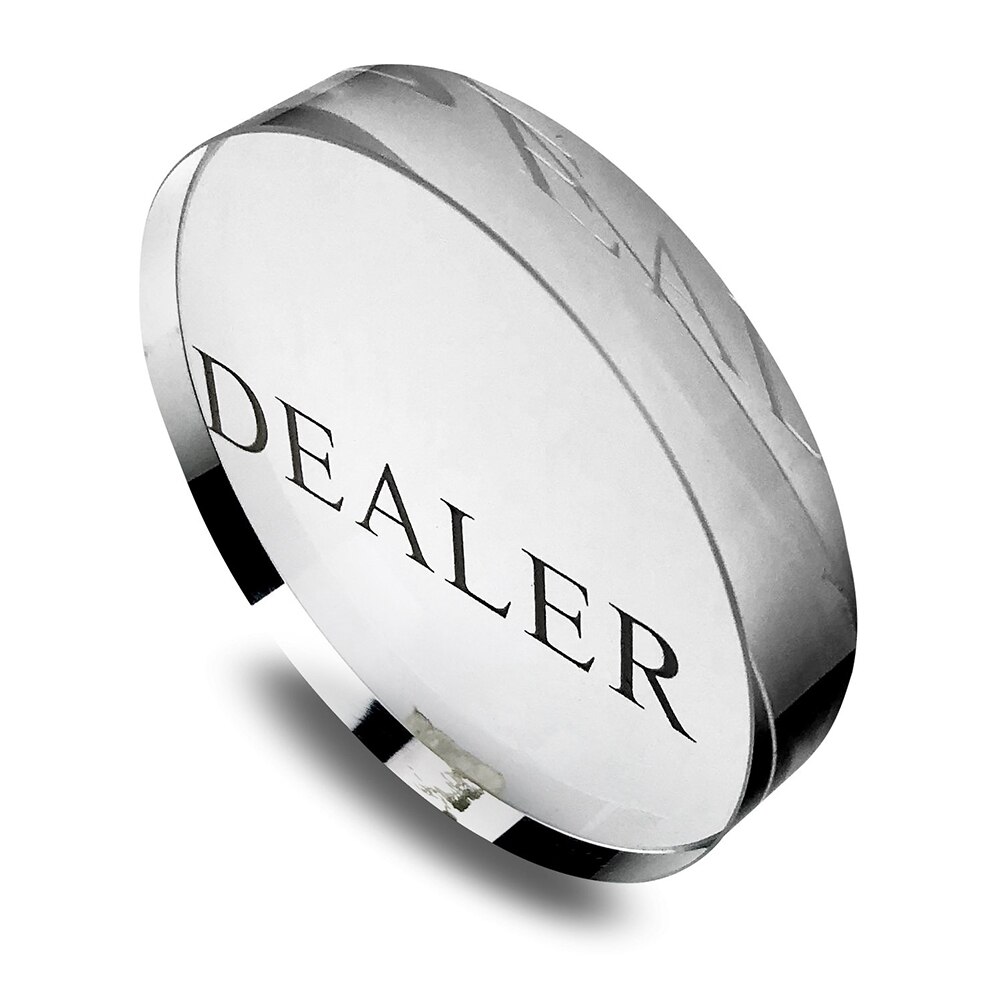Crystal Hold'em All In Chip Poker Guard Cards Ente... – Grandado