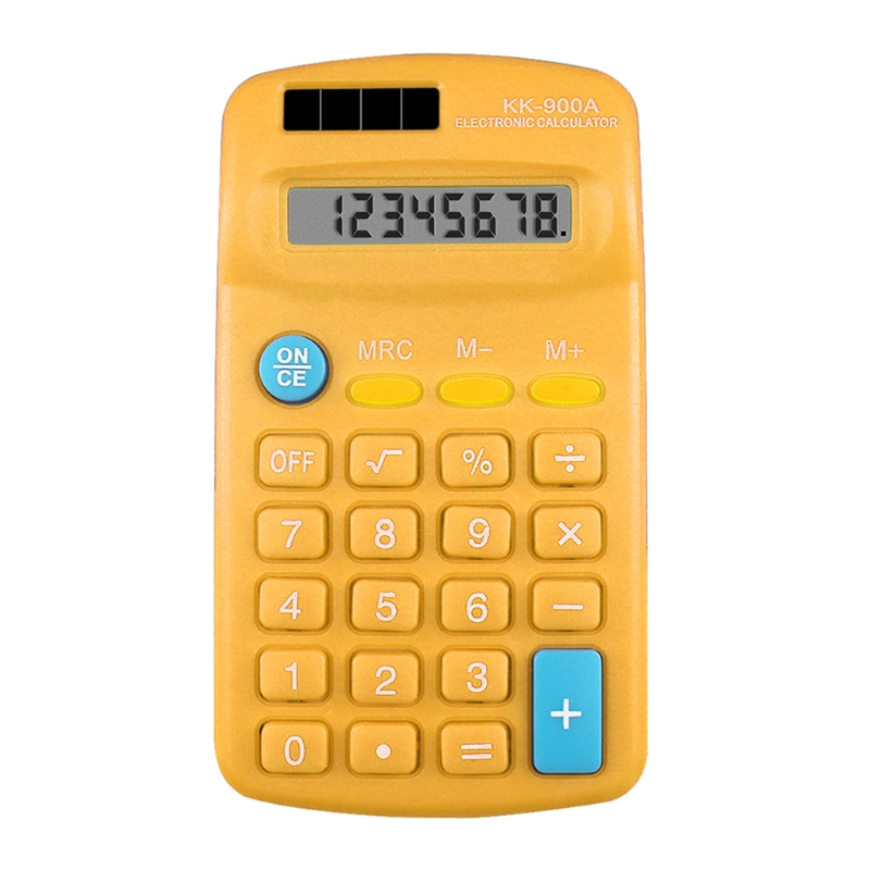 H05B Multi Color Calculator Palm Size 8 Digit Larg... – Grandado