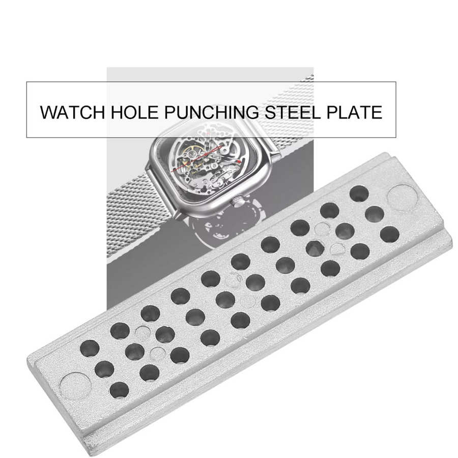 Watch Hole Punching Steel Plate 55x20mm Steel Punc... – Grandado