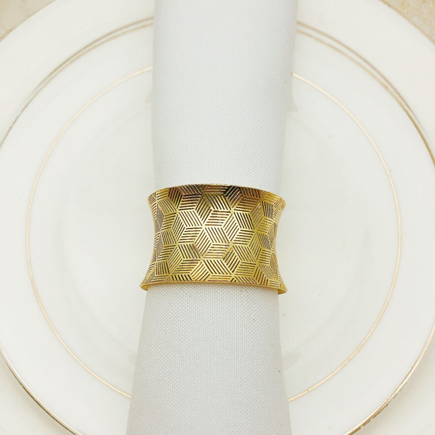 10pcs/lot Retro napkin ring metal napkin buckle ho... – Vicedeal