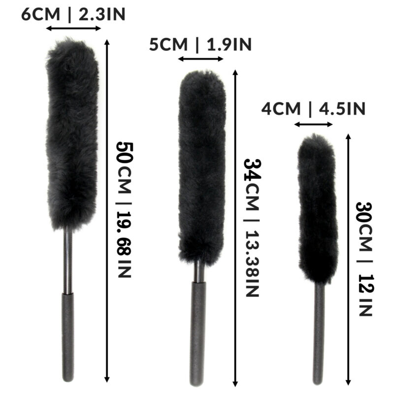 Pack of 3 Wheel Woolies | Car Alloy Cleaning Brush... – Vicedeal