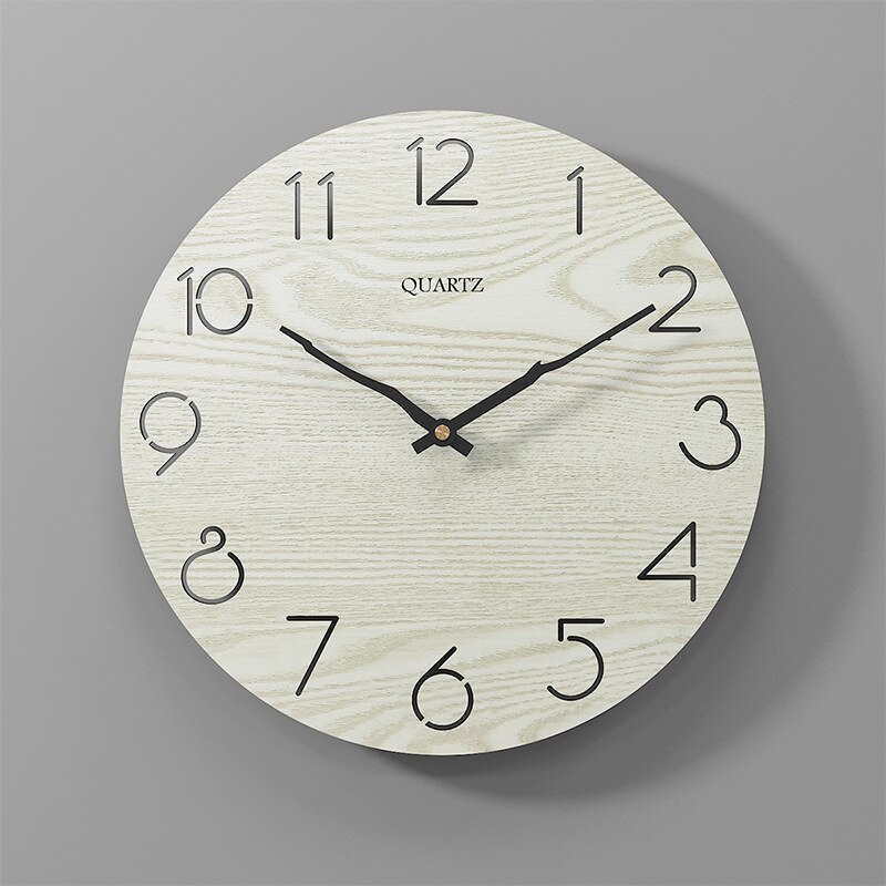 wall clock wooden clock Boyida modern minimalist s... – Grandado